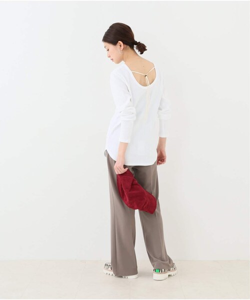 Bonum（ボナム）の「バックストラップリブプルオーバー（）」 - WEAR