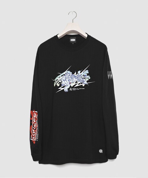 VANQUISH（ヴァンキッシュ）の「Kinjaz with VANQUISH TIGER Longsleeve T-shirt（）」 - WEAR