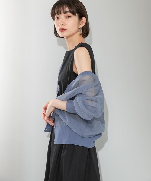 KBF（ケイビーエフ）の「【WEB限定】ノースリーブレイヤードロングワンピース（）」 - WEAR