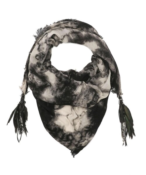 KMRii（ケムリ）の「【別注】KMRii/ケムリ/TIE DYE SQUARE STOLE/RFL（）」 - WEAR