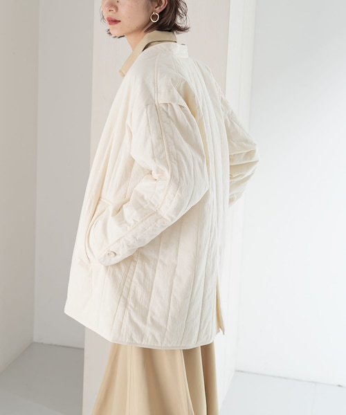 KBF（ケイビーエフ）の「フロントZIPキルトジャケット（）」 - WEAR