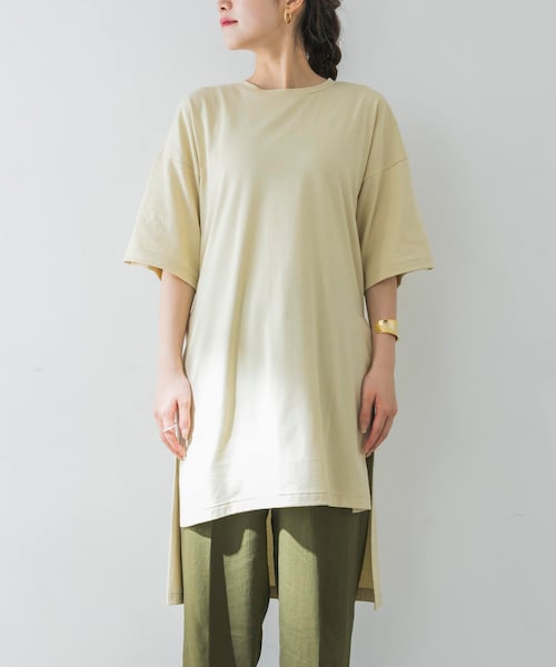 ENFOLD（エンフォルド）の「ENFOLD スリットロングTシャツ（）」 - WEAR