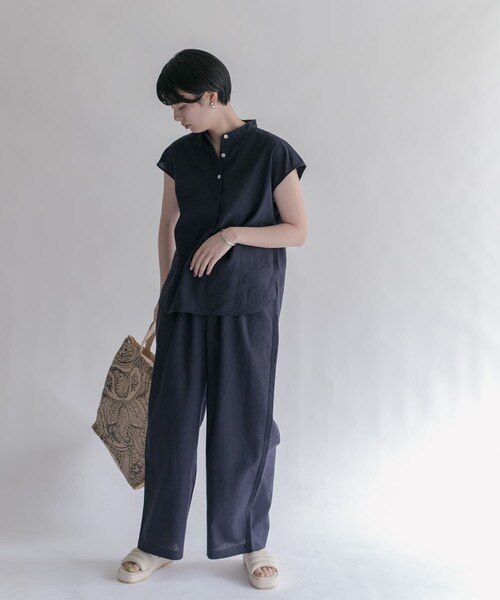 KBF（ケイビーエフ）の「【WEB限定】リネンMIXリラックスパンツ（）」 - WEAR