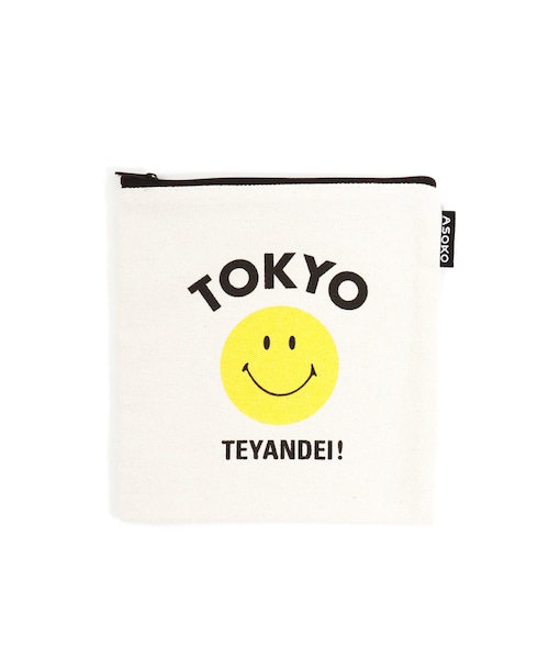 3COINS(スリーコインズ)（3coins）の「【ASOKO】＜WEB限定SALE＞【ご当地】SMILEポーチ（その他）」 - WEAR