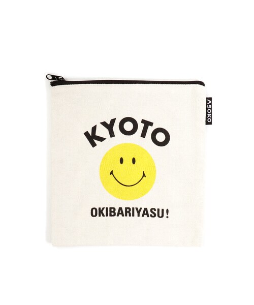 3COINS(スリーコインズ)（3coins）の「【ASOKO】＜WEB限定SALE＞【ご当地】SMILEポーチ（その他）」 - WEAR
