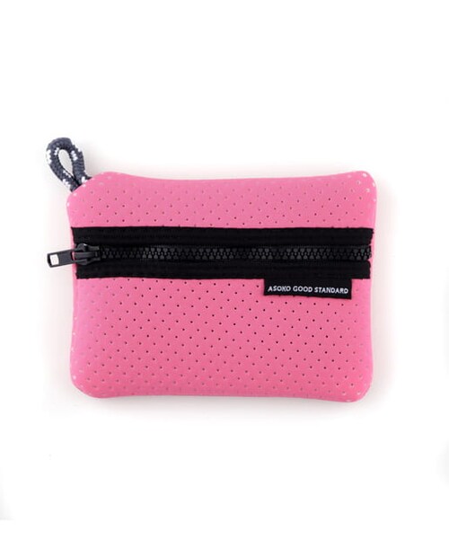 3coins（3coins）の「【ASOKO】バイカラーネオプレーンポーチSサイズ（ポーチ）」 - WEAR