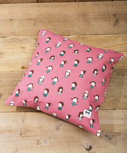 3coins（3coins）の「【ASOKO】【WEB限定】＜女の子がいっぱい＞クッションカバー（クッション/クッションカバー）」 - WEAR