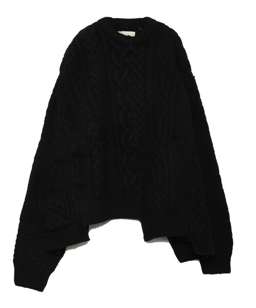 77circa（ナナナナサーカ）の「circa make vertical cutback fisherman sweater(crew neck)（）」 - WEAR