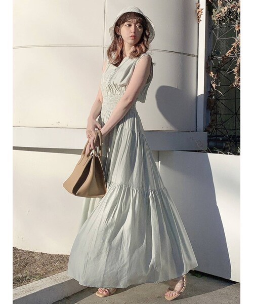 dazzlin（ダズリン）の「シアーティアードボリュームワンピース（ワンピース）」 - WEAR