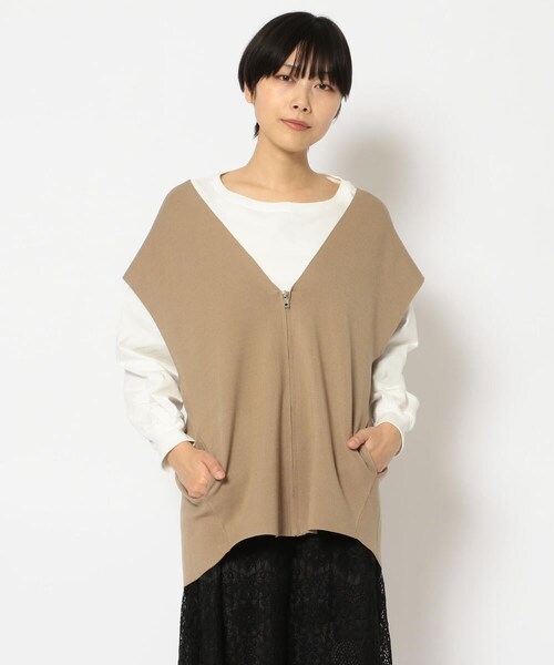 SUGAR ROSE（シュガーローズ）の「SUGAR ROSE/シュガーローズ/フロントジップベスト（）」 - WEAR