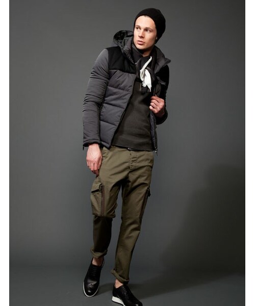 wjk（ダヴルジェイケイ）の「zip hooded shrape（ジャケット）」 - WEAR