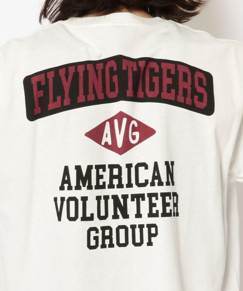AVIREX（アヴィレックス）の「【WEB&DEPOT限定】AVG クルーネック Tシャツ/AVG CREW NECK T-SHIRT ...