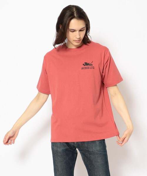 AVIREX（アヴィレックス）の「【WEB&DEPOT限定】AVG クルーネック Tシャツ/AVG CREW NECK T-SHIRT ...