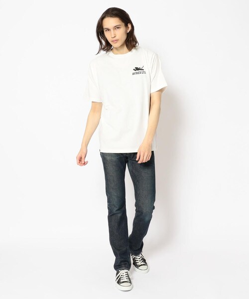 AVIREX（アヴィレックス）の「【WEB&DEPOT限定】AVG クルーネック Tシャツ/AVG CREW NECK T-SHIRT ...