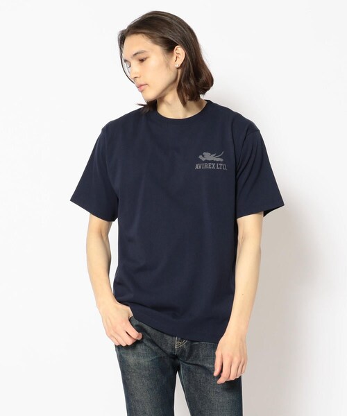 AVIREX（アヴィレックス）の「【WEB&DEPOT限定】AVG クルーネック Tシャツ/AVG CREW NECK T-SHIRT ...