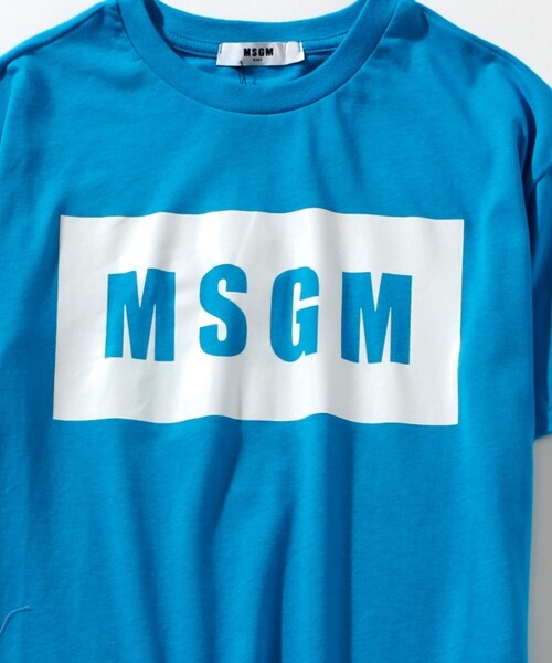 MSGM（エムエスジーエム）の「MSGM(エムエスジーエム)Kids & Junior プリント半袖Tシャツ（）」 - WEAR