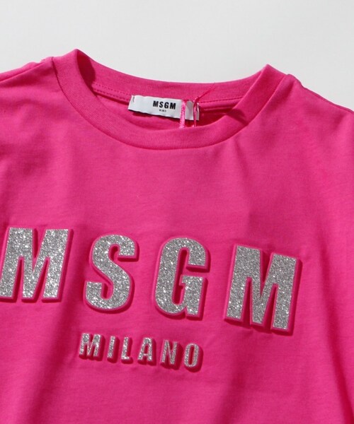 MSGM（エムエスジーエム）の「MSGM(エムエスジーエム)Kids & Junior プリント半袖Tシャツ（）」 - WEAR