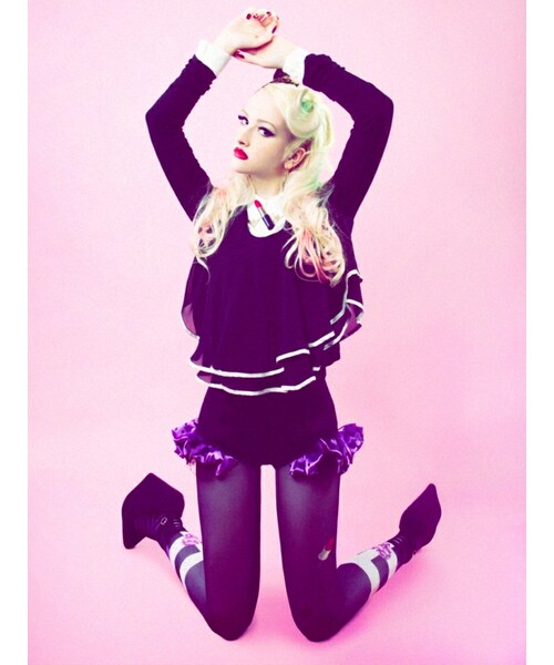 DARIO（ダリオ）の「CANNABIS LADIESLUVRA magicLolita Tights（）」 - WEAR