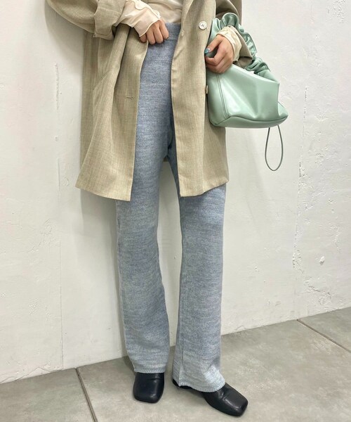 Kastane（カスタネ）の「【2022AWアイテム/SETUP対応】SETUPグラデーションニットパンツ（その他パンツ）」 - WEAR