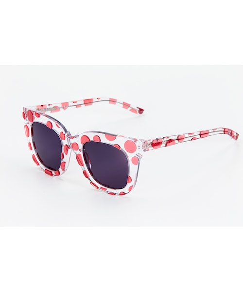 PARED EYEWEAR（ペレッドアイウエア）の「Pools & Palms Clear/Watermelon Polka Dots ...