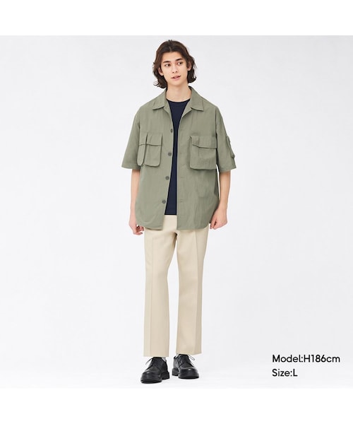 GU（ジーユー）の「センタープレスストレートパンツNT+E（その他）」 - WEAR