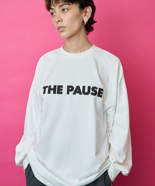 Whim Gazette（ウィムガゼット）の「【THE PAUSE】THE PAUSEロングスリーブTシャツ（Tシャツ/カットソー）」 - WEAR