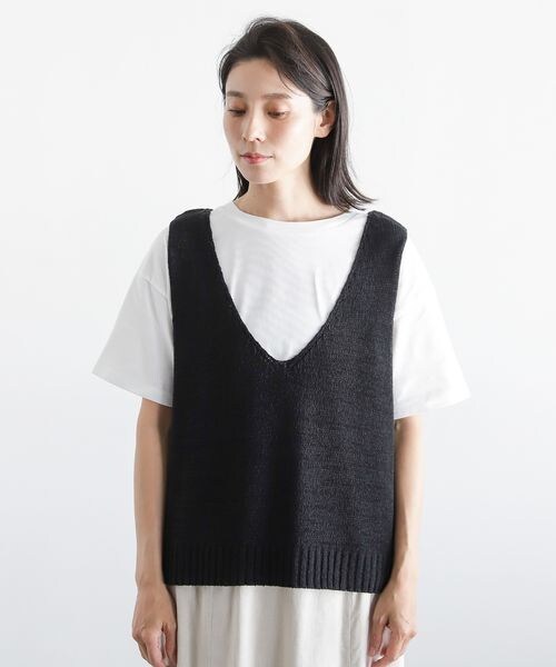 LEPSIM（レプシィム）の「5ゲージテープヤーンベスト（）」 - WEAR