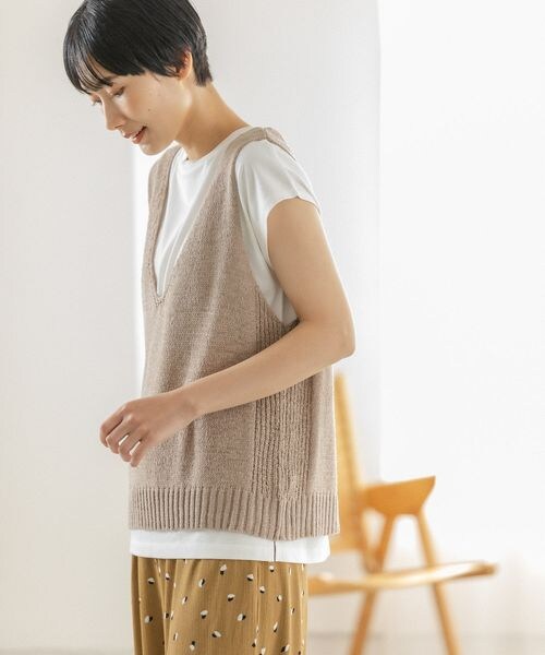 LEPSIM（レプシィム）の「5ゲージテープヤーンベスト（）」 - WEAR