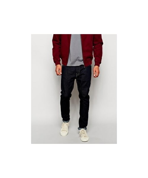 Wesc（ウィーエスシー）の「WESC WeSC Peter Drop Crotch Jeans - Blue（デニムパンツ）」 - WEAR