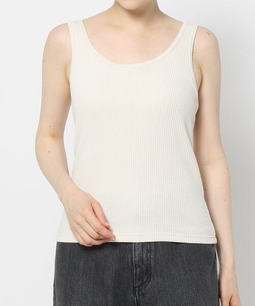 BAYFLOW（ベイフロー）の「ベストボディブラカップ付きリブタンク／NEW BASIC series 22AW（）」 - WEAR