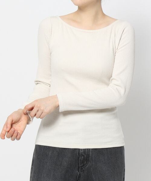 BAYFLOW（ベイフロー）の「ベストボディブラカップ付きリブロングスリーブ／NEW BASIC series（）」 - WEAR