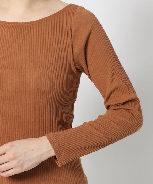 BAYFLOW（ベイフロー）の「ベストボディブラカップ付きリブロングスリーブ／NEW BASIC series（）」 - WEAR