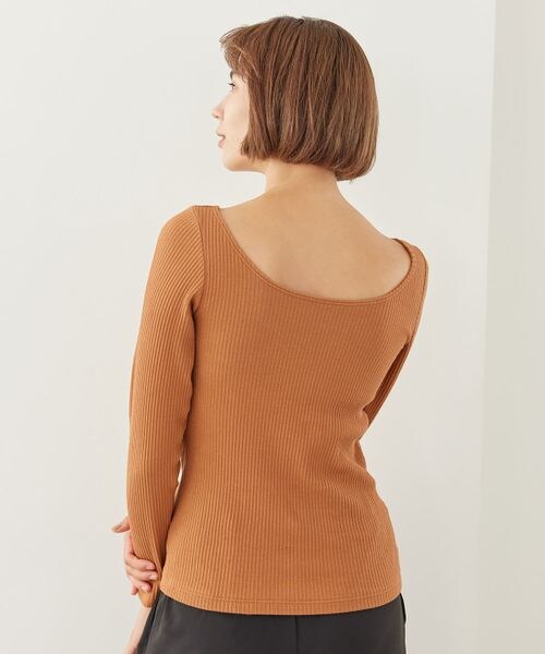 BAYFLOW（ベイフロー）の「ベストボディブラカップ付きリブロングスリーブ／NEW BASIC series（）」 - WEAR