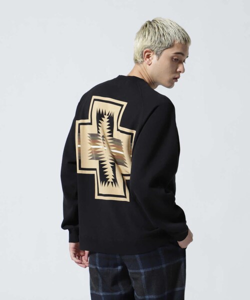 BEAVER（ビーバー）の「PENDLETON/ペンドルトン Raglan Back Print Sweat Pullover ラグランバックプリントスウェットプルオー（）」 - WEAR