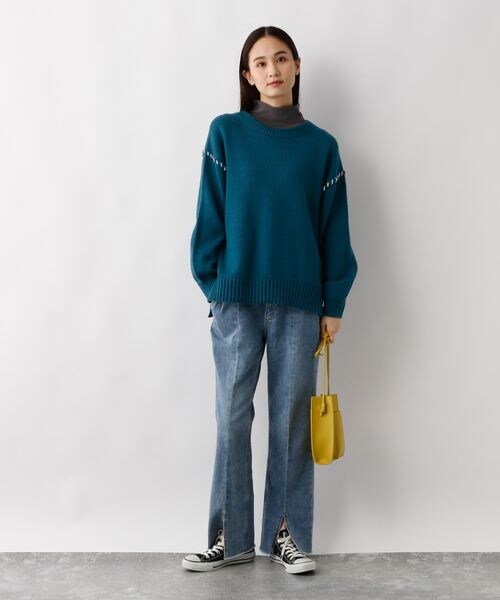 GLOBAL WORK（グローバルワーク）の「Beauteeハイネック長袖WARM（トップス）」 - WEAR