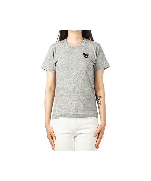 COMME des GARCONS（コムデギャルソン）の「[꼼데가르송] (P1T295 GREY) 여성 더블 와펜 반팔 티셔츠 21FW（）」 - WEAR