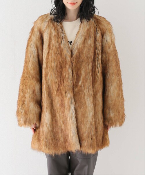 Spick and Span（スピックアンドスパン）の「≪一部店舗+WEB限定≫【Uhr/ウーア】 Eco Fur Short Coat（その ...