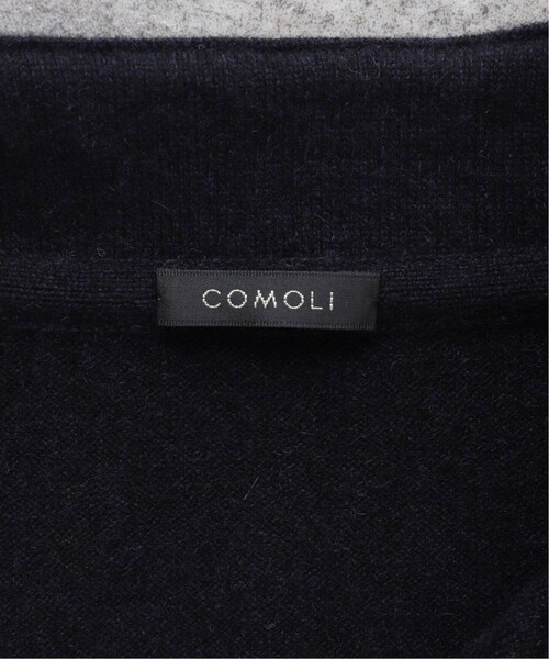 EDIFICE（エディフィス）の「【COMOLI / コモリ】 カシミヤ スタンドカラーニットジャケット（）」 - WEAR