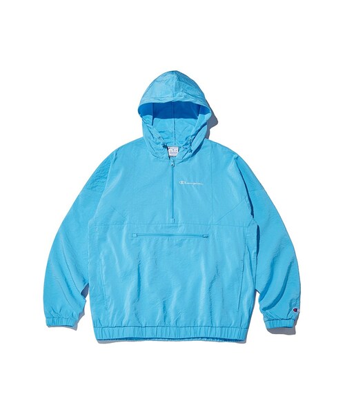 Champion（チャンピオン）の「[US] Champion로고 Windsuit 아노락 (LAZULINE BLUE ...