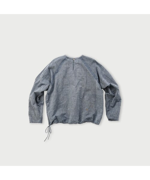 45R（フォーティファイブアール）の「藍ダンガリーインドカディdeTシャツ（）」 - WEAR