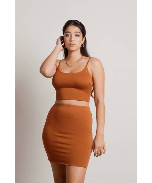 TOBI（-）の「Take Pride Off White Cami Bodycon Mini Skirt Set（その他）」 - WEAR