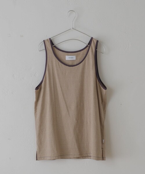 Kastane(カスタネ)（カスタネ）の「【WHIMSIC】MICRO BORDER TANK TOP（タンクトップ）」 - WEAR