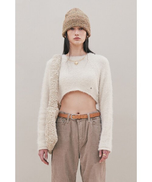 TMO BY 13MONTH（ティーエムオーバイサーティーンマンス）の「[TMO BY 13MONTH] CROPPED KNIT SWEATER（）」 - WEAR