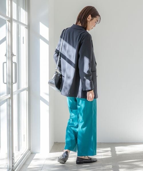 GLOBAL WORK（グローバルワーク）の「お手入れらくらくリネンイージーパンツ（パンツ）」 - WEAR