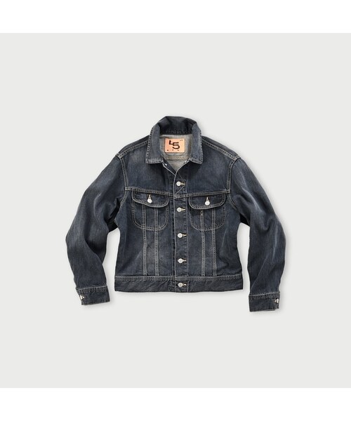 45R（フォーティファイブアール）の「ライ麦デニムの908Gジャン（影色納戸 重）（）」 - WEAR