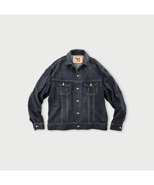 45R（フォーティファイブアール）の「ライ麦デニムの908Gジャン 9.8サイズ（影色納戸 焦）（）」 - WEAR