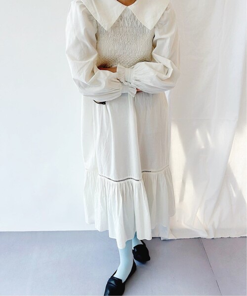 Charles Chaton（シャルルシャトン）の「clumsy smocking dress スモッキングドレス（）」 - WEAR