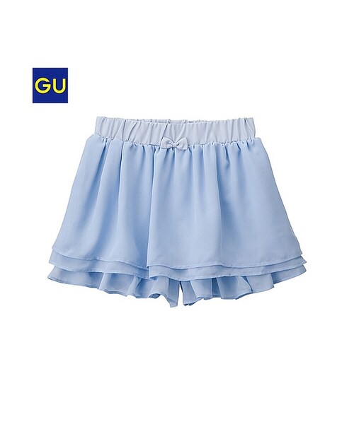 GU（ジーユー）の「（GU）GIRLSシフォンキュロット（KIDS ⁄ GIRLSボトムス）」 - WEAR