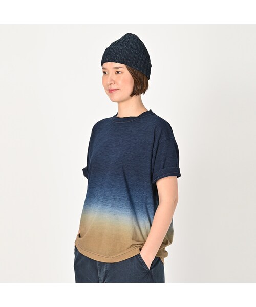 45R（フォーティファイブアール）の「モントックンの908オーシャンTシャツ（再び・インディゴ）（）」 - WEAR