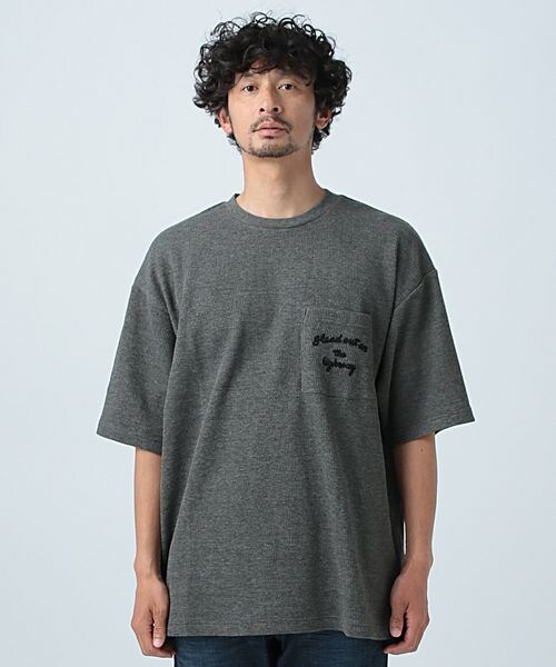 BAYFLOW（ベイフロー）の「刺繍ワッフルTEE（）」 - WEAR